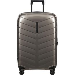 Samsonite 4-Doppelrollen-Trolley, Hartschale, TSA-Schloss, uni, 71 L, grau