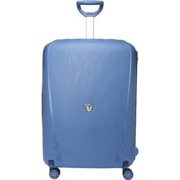 Roncato 4-Rollen-Trolley, Hartschale, Emblem, TSA-Schloss, 109l, 75 cm, blau