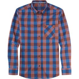 OLYMP Freizeithemd, Regular-Fit, Button-Down-Kragen, für Herren, braun, XL