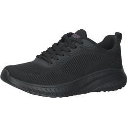 Skechers® Sneaker "Bobs Sport Squad Chaos - Face Off", Knit-Optik, atmungsaktiv, für Damen, schwarz, 37