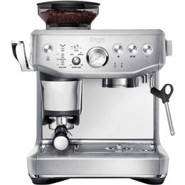 Sage® Espressomaschine Siebträger "The Barista Impress" SES876, silber
