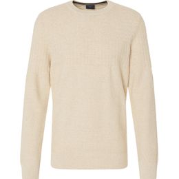 OLYMP Pullover, Baumwolle, Rundhals, für Herren, beige, L