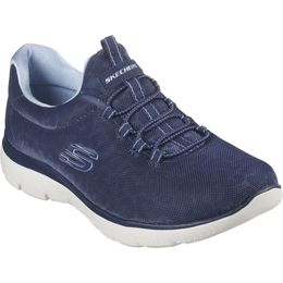 Skechers® Summits Sneaker "Sparkling Spots", Leoparden-Print, für Damen, blau, 42