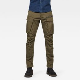 G-Star Raw Chinohose, Tapered Fit, für Herren, grün, W33/L30