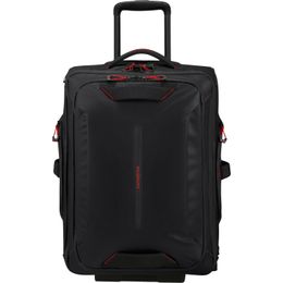 Samsonite 2-Rollen-Trolley, Spanngurte, Reißverschlussfach, TSA-Schloss, 55cm, schwarz