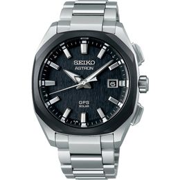 Seiko Herren Solaruhr "Astron SSJ007", silber, 99