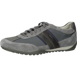 Geox Sneaker "Wells", Veloursleder, Mesh, für Herren, grau, 45