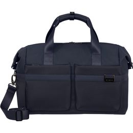 Samsonite Reisetasche, uni, Außentaschen, blau