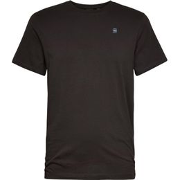 G-Star Raw T-Shirt, Baumwolle, meliert, Rundhalsausschnitt, für Herren, schwarz, XL