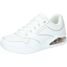 Skechers® Sneaker "Uno 2", dämpfend, Goldapplikationen, für Damen, weiß, 40