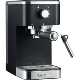 GRAEF. Siebträger-Espressomaschine "Salita ES 402", Kaffeemühle "CM 202", schwarz