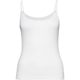 Mey Emotion Unterhemd, Doppel-Spaghetti-Träger, für Damen, weiß, 44