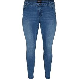 Véro Moda VERO MODA® Jeans, Five-Pocket, Gürtelschlaufen, für Damen, blau, 50/32
