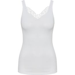 Mey Êlegance Unterhemd, breite Träger, Spitze, für Damen, weiß, 40