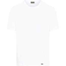 Hanro Living Shirts T-Shirt, Baumwolle, Rundhals-Ausschnitt, für Herren, weiß, XL