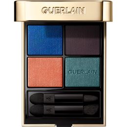 Guerlain Ombres G Lidschatten-palette, Augen Make-up, lidschatten, Puder, blau (360 MYSTIC PEACOCK), schimmernd/satin/metallic, Deckkraft: Mittel bis Hoch,