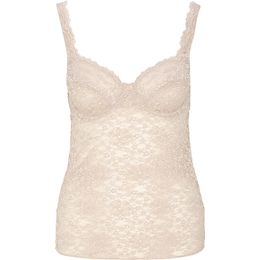 Nina von C. BH-Hemd, nahtlos, Spitze, für Damen, beige, 85D