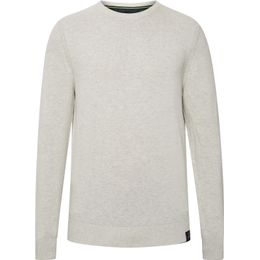 Lerros Pullover, uni, für Herren, weiß, XXL