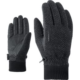 Ziener Handschuhe, Logo-Detail, Label, schwarz, 10