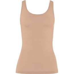 Hanro Unterhemd, Rundhals, für Damen, beige, XS