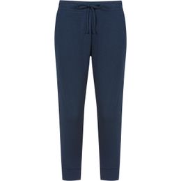 Mey Tessie Schlafanzug-Hose, 3/4-Länge, Eingrifftaschen, für Damen, blau, XL