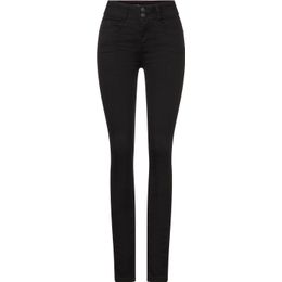 Street One Jeans, Slim-Fit, 5-Pocket-Design, für Damen, schwarz, 30/30