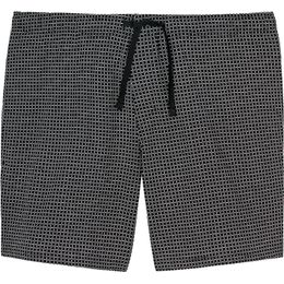 Schiesser Mix+Relax Shorts, Eingriff, Baumwolle, Single Jersey, für Herren, schwarz, 50