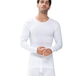 Mey Wäsche-Shirt, langarm, Rundhals, uni, für Herren, weiß, 6