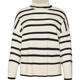 Véro Moda VERO MODA® Pullover, Stehkragen, für Damen, weiß, 46/48