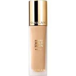 Guerlain Parure Gold Skin Matte, Gesichts Make-up, foundation, Fluid, beige (3W WARM/ DORÉ), strahlend, Deckkraft: Mittel,