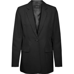 Véro Moda VERO MODA® Blazer, Reverskragen, Pattentaschen, für Damen, schwarz, 50
