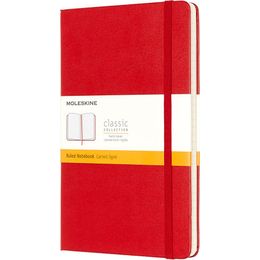 Moleskine® Notizbuch "Classic Large", A5, liniert, Hardcover, rot