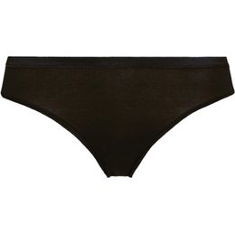 Hanro Midislip, atmungsaktiv, Single-Jersey, für Damen, schwarz, XL