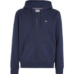 Tommy Jeans Sweatshirt, Kapuze, gerader Schnitt, Logo-Stickerei, für Herren, blau, S
