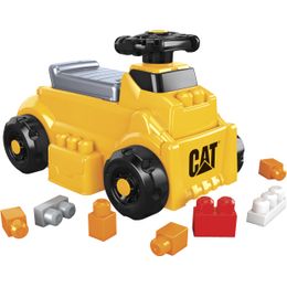 Mega Bloks® Cat Rutschfahrzeug "Build'n Play Ride-On", 3-in-1, gelb