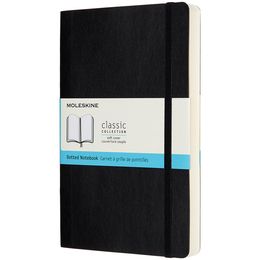 Moleskine® Notizbuch "CLassic Large", A5, Punktraster, Softcover, schwarz