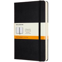 Moleskine® Notizbuch "Classic Large", A5, liniert, Hardcover, schwarz