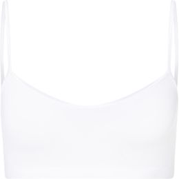 Hanro Touch Feeling Bustier, bügellos, Spaghetti-Träger, für Damen, weiß, M