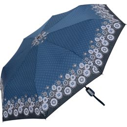 Doppler® Taschenschirm "Magic", gemustert, für Damen und Herren, blau