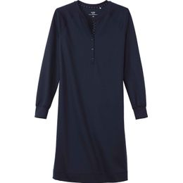 Calida Nachthemd, Gerader-Schnitt, uni, für Damen, blau, M