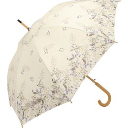 Doppler® Nature Long AC Regenschirm, Holzgriff, für Damen, beige, OneSize