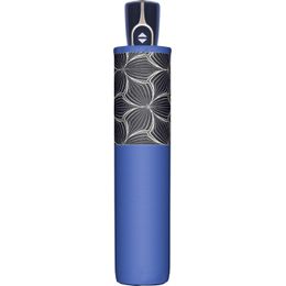Doppler® Regenschirm, Mustermix, für Damen, blau