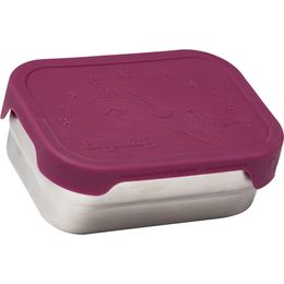 Ergobag Brotdosen-Set, Edelstahl, mit Kunststoffdeckel, pink