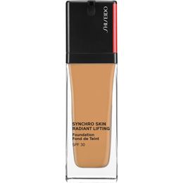 Shiseido Synchro Skin Radiant Lifting Foundation Spf 30, Gesichts Make-up, foundation, Fluid, beige (360 CITRINE), strahlend/wasserfest/langanhaltend, Deckkraft: Mittel bis Hoch,