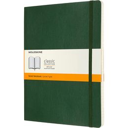 Moleskine® Notizbuch "Classic XL", liniert, Softcover, grün