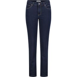 MAC Melanie Jeans, Straight Fit, Gürtelschlaufe, für Damen, blau, 36/L32