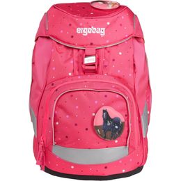 Ergobag Schulrucksack-Set "Urlaub auf dem ReitBärhof", 6-tlg., pink