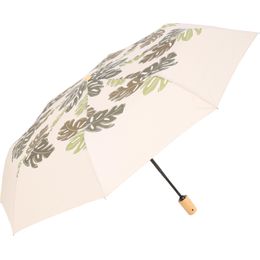 Doppler® Regenschirm, foral, für Damen, beige