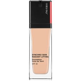 Shiseido Synchro Skin Radiant Lifting Foundation Spf 30, Gesichts Make-up, foundation, Fluid, beige (150 LACE), strahlend/wasserfest/langanhaltend, Deckkraft: Mittel bis Hoch,