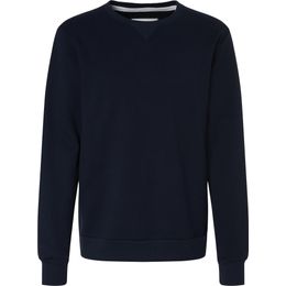 Calida 100% Nature Lounge Sweatshirt, Modern Fit, Bio-Baumwolle, für Herren, blau, XL